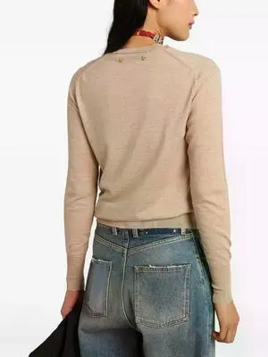 GOLDEN GOOSE Distressed Fine-knit Jumper