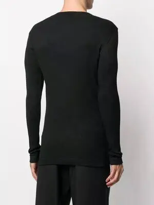 Dolce & Gabbana Fine-rib Cotton T-shirt - Black