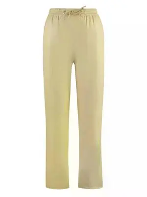 YVES SALOMON Leather Trousers - Yellow