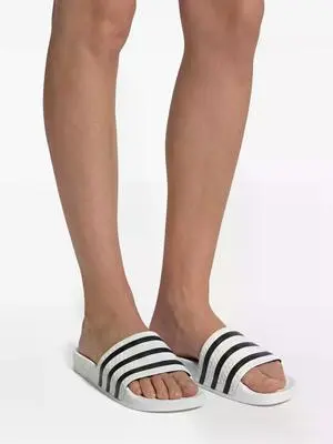 Adidas Adilette Slides - White