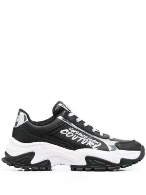 Versace Low Top Logo Print Sneakers