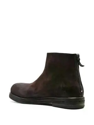 Marsèll Suede Ankle Boots With Zip Fastening