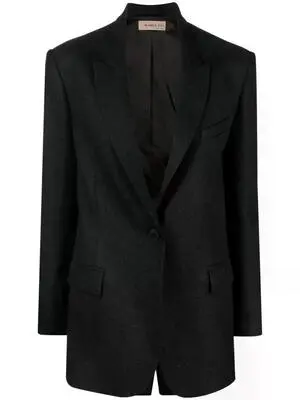 BLANCA VITA Gasteria Wool Blend Single-breasted Blazer