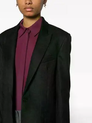 BLANCA VITA Gasteria Wool Blend Single-breasted Blazer