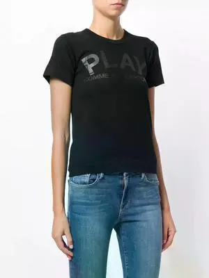 Play Comme Des Garcon Printed Cotton T-shirt