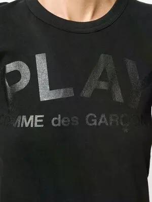 Play Comme Des Garcon Printed Cotton T-shirt
