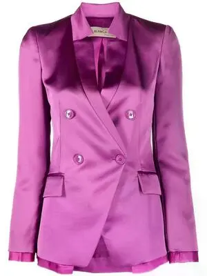 BLANCA VITA Double-breasted Blazer - Pink