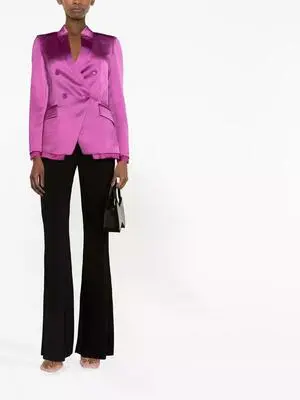 BLANCA VITA Double-breasted Blazer - Pink