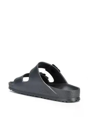 BIRKENSTOCK Arizona Double-strap Slides - Grey