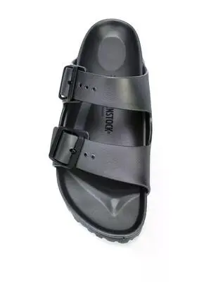 BIRKENSTOCK Arizona Double-strap Slides - Grey