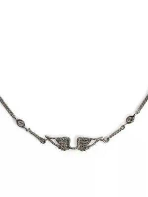 Zadig&Voltaire Rock Bracelet With Pink Rhinestone Wings