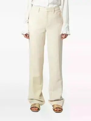 Zadig&Voltaire Beige Straight-leg Trousers