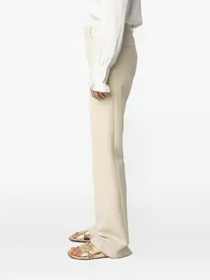 Zadig&Voltaire Beige Straight-leg Trousers