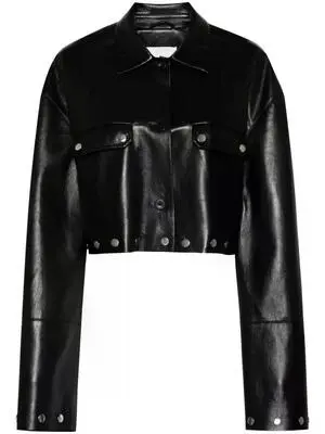 Nanushka Kassie Recycled Polyester Shirt - Black