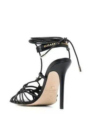 Elisabetta Franchi Calf Leather Stiletto Sandals