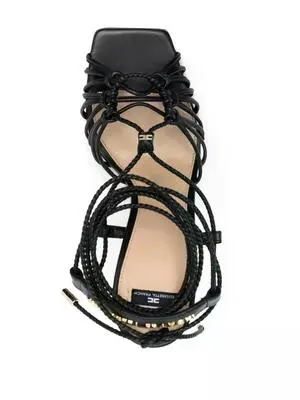 Elisabetta Franchi Calf Leather Stiletto Sandals