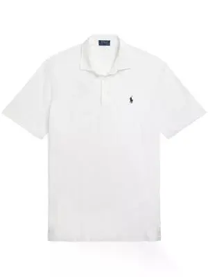 Polo Ralph Lauren Polo Pony-embroidered Short-sleeve Polo Shirt - White