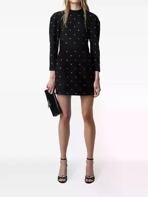 Zadig&Voltaire Racia Crystal-embellished Mini Dress
