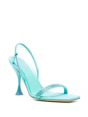 3JUIN Eloise Crystal-embellishment Sandals