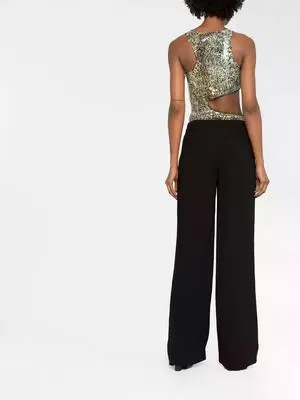 Stella McCartney High-waisted Flared Trousers - Black