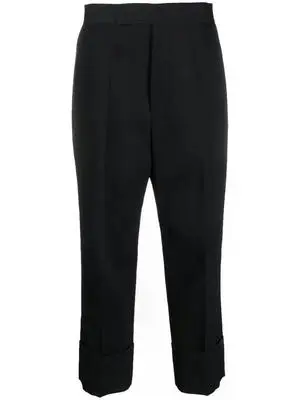 SAPIO Cropped Wool Trousers