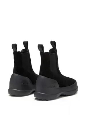 Moon Boot Luna Logo-print Boots - Black