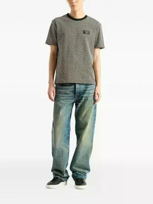 Balmain Monogram-jacquard T-shirt
