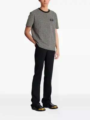 Balmain Monogram-jacquard T-shirt