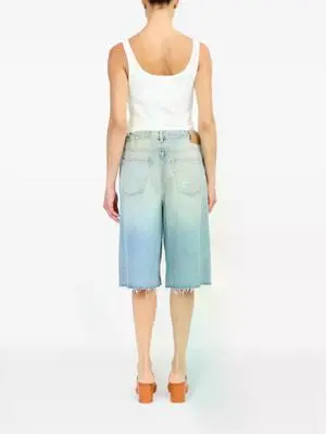 MAISON MARGIELA Logo Patch Denim Shorts