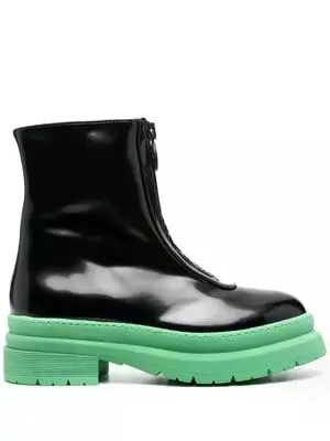 CHIARA FERRAGNI Chunky Zip-up Boots - Black