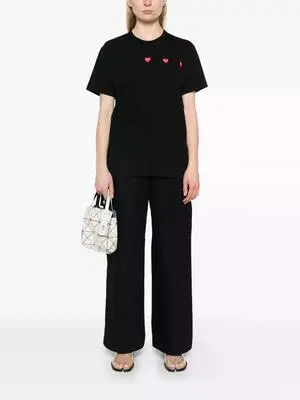Play Comme Des Garcon Cotton Heart Print T-shirt