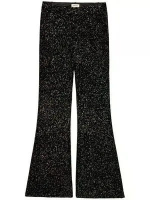 Zadig&Voltaire Prevy Sequin Trousers - Black