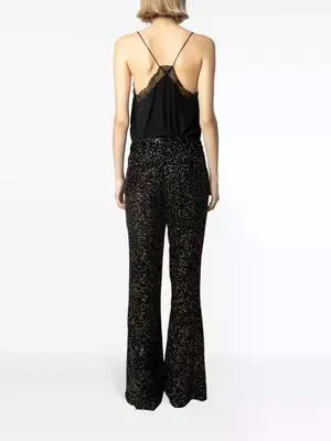 Zadig&Voltaire Prevy Sequin Trousers - Black