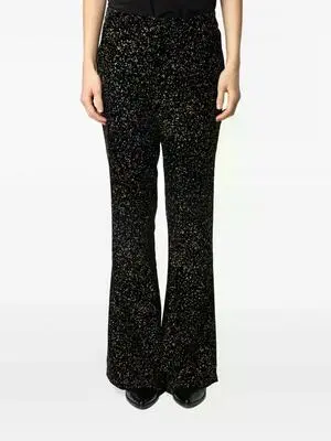 Zadig&Voltaire Prevy Sequin Trousers - Black