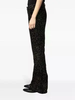 Zadig&Voltaire Prevy Sequin Trousers - Black