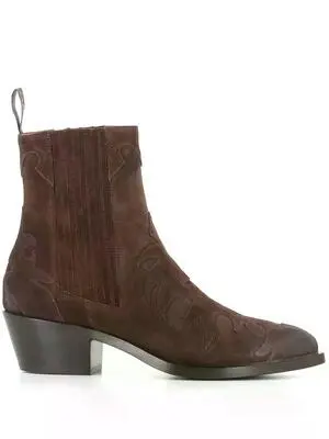 Sartore 45mm Western Suede Cowboy Boots