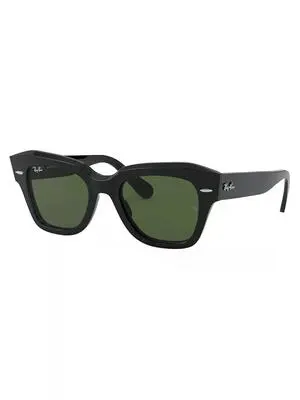 Ray-ban State Street Square-frame Sunglasses - Black