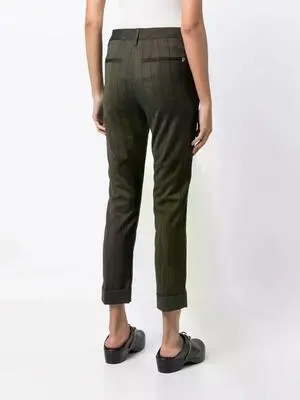 DONDUP Striped Cropped Trousers