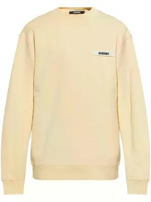 Jacquemus Logo-patch Sweatshirt - Neutrals