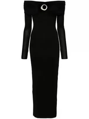 MANURI Amara Maxi Dress - Black