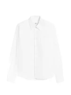 AMI Paris De Coeur Cotton Shirt - White