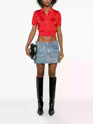 Alexander Wang Mid-rise Cargo Mini Skirt
