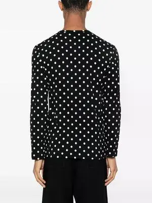 Play Comme Des Garcon Polka Dot Print T-shirt