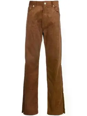 VTMNTS Straight-leg Corduroy Trousers - Brown