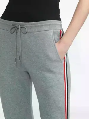 Thom Browne Classic Cotton Track Pants With Rwb Stripe Detail