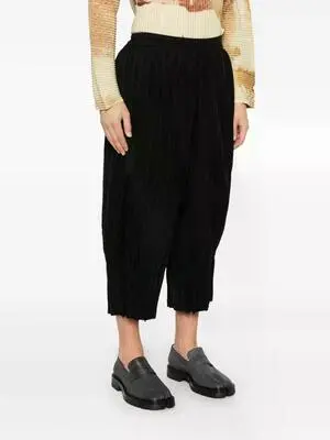 CHIAHUNG SU Striped Pleated Trousers