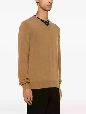 Play Comme Des Garcon Logo-appliqué Wool Jumper
