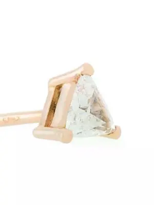 Delfina Delettrez 18kt Gold Solitaire Diamond Stud Earring