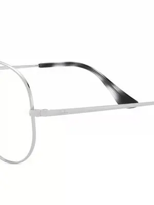 Ray-ban Aviator-frame Metal Glasses - Silver