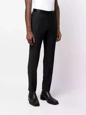 Philipp Plein Straight-leg Wool-blend Trousers